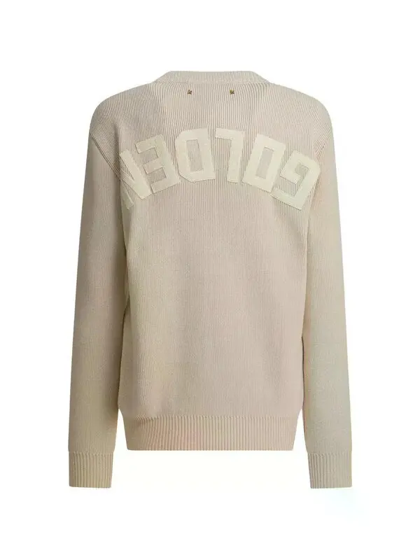 GOLDEN GOOSE Crew-neck Logo Sweater