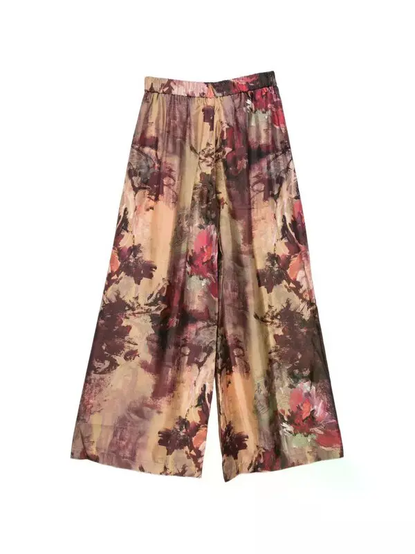 Antonio Marras Floral Print Palazzo Pants