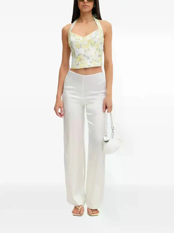 Bardot Deserae Floral-print Halterneck Top