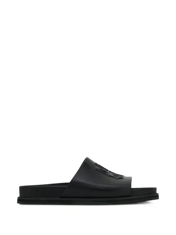 Amiri Ma Leather Sandals - Black
