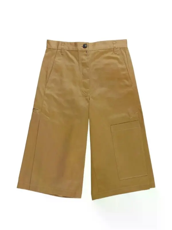 LA FETICHE Laura Patch-pocket Side-slit Shorts