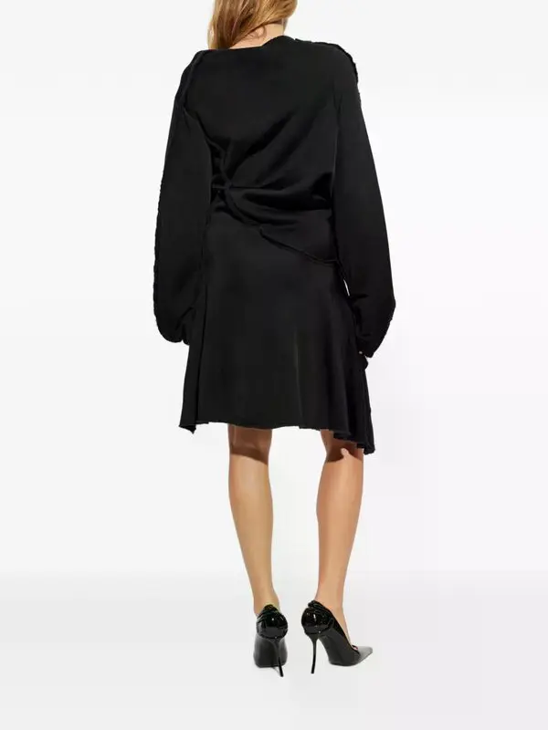 DIESEL® Frayed-edge Knotted Dress