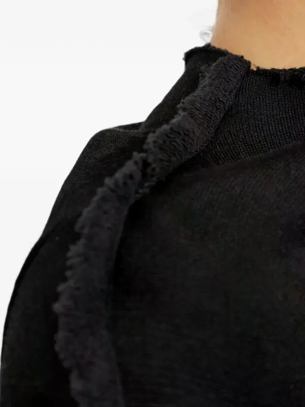 DIESEL® Frayed-edge Knotted Dress