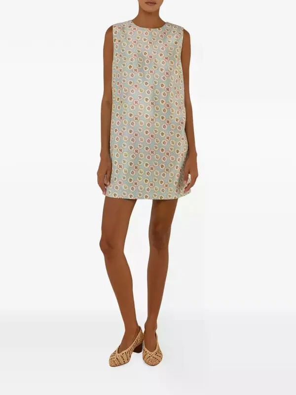 PALM. NOOSA Sleeveless Floral Print Mini Dress