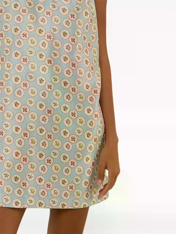 PALM. NOOSA Sleeveless Floral Print Mini Dress