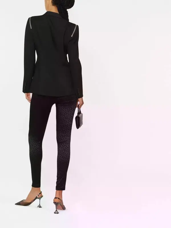 Versace La Greca Low-rise Leggings