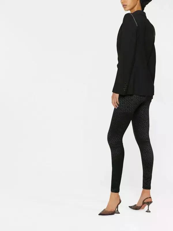 Versace La Greca Low-rise Leggings
