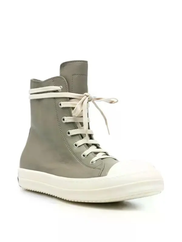 Rick Owens High-top Leather Sneakers