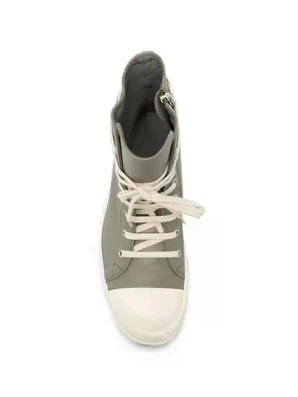 Rick Owens High-top Leather Sneakers