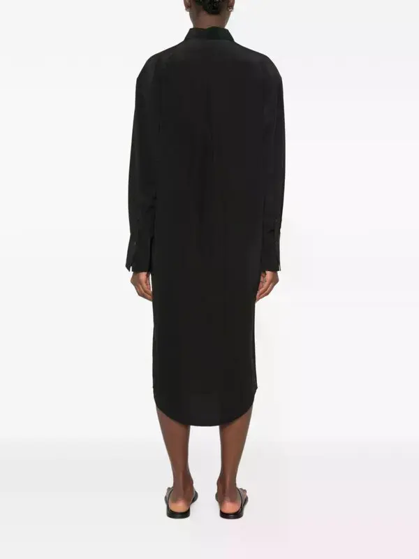 TOTEME Silk Shirt Midi Dress