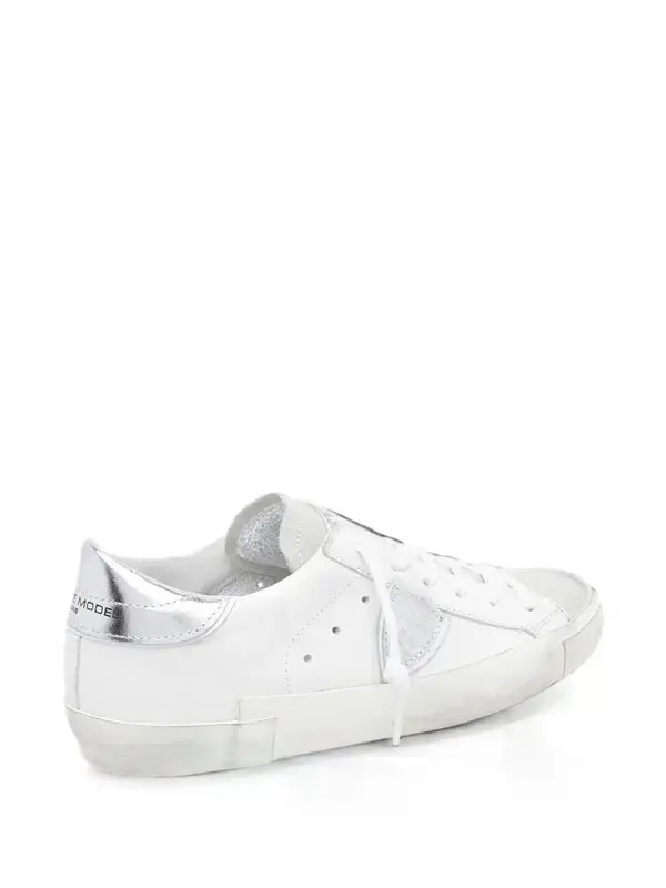 Philippe Model Prsx Leather Sneakers - White