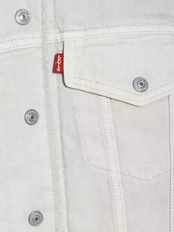 LEVI'S Sherpa-collar Denim Jacket
