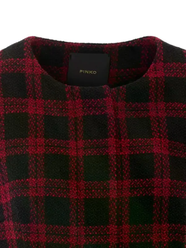 Pinko Tweed-check Jacket