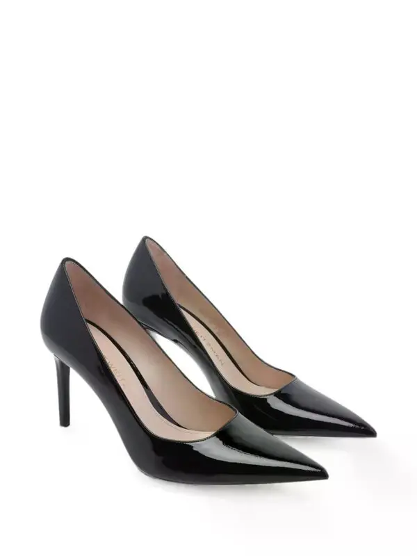 STUART WEITZMAN Power Patent Leather Pumps - Black
