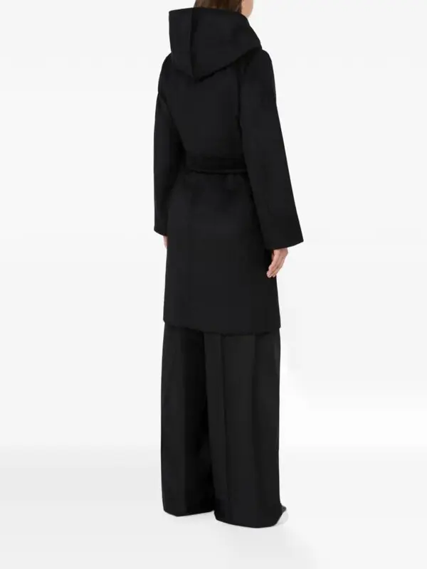 Max Mara Belted Hooded Coat