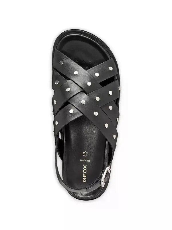 Geox Adelash Studded Crossover-strap Sandals
