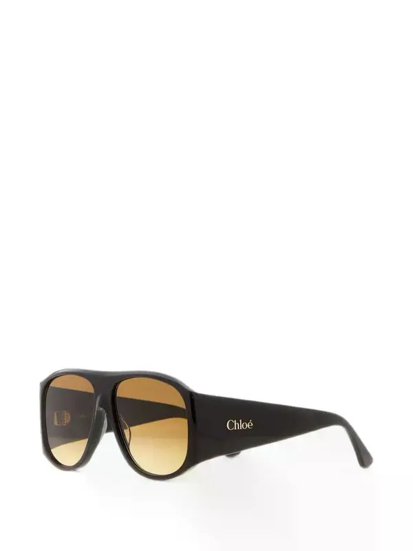 Chloé Pilot-frame Sunglasses - Black