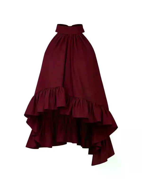 Azeeza Plath Blouse - Red