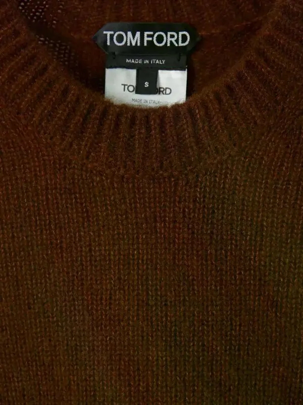 TOM FORD Ribbed-trim Crew-neck Sweater