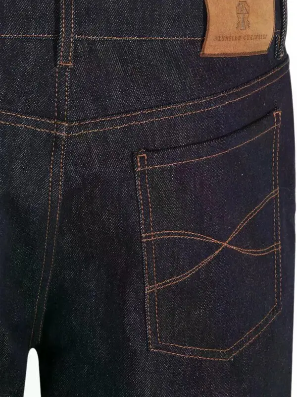 Brunello Cucinelli Contrast-stitch Jeans