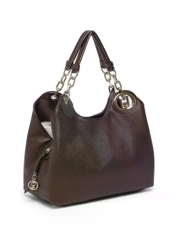 Liu Jo Logo Plaque Chain Link Tote Bag