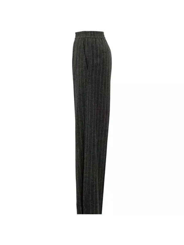 Brunello Cucinelli Pinstripe Wide-leg Trousers