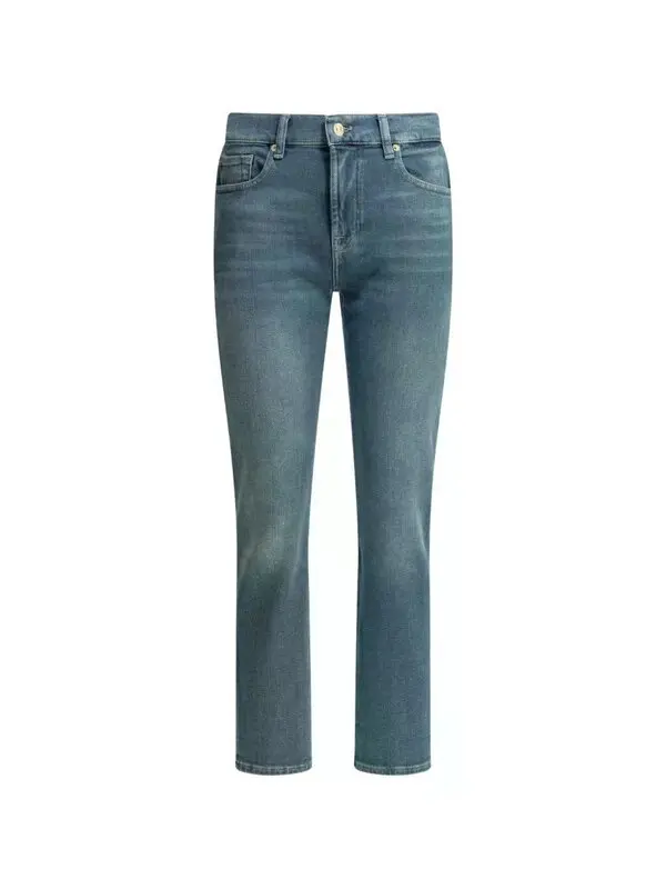 7 For All Mankind Slim Illusion Relaxed Skinny Jeans - Blue