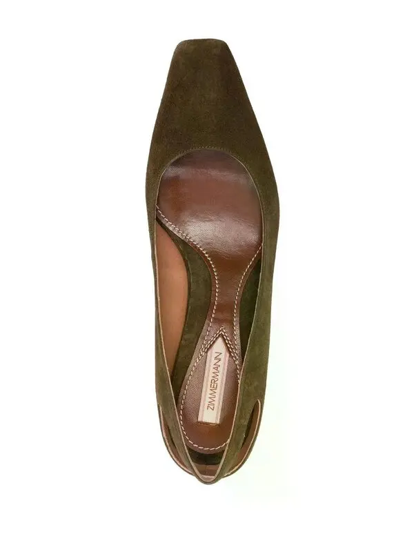 Zimmermann Crescent 50mm Slingback Pumps