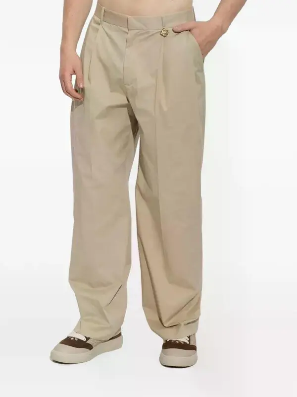 Casablanca Pleated Crease-front Tailored Trousers