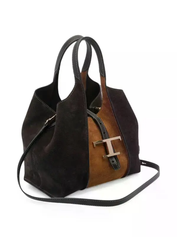 TOD'S T-timeless Leather Tote Bag - Brown