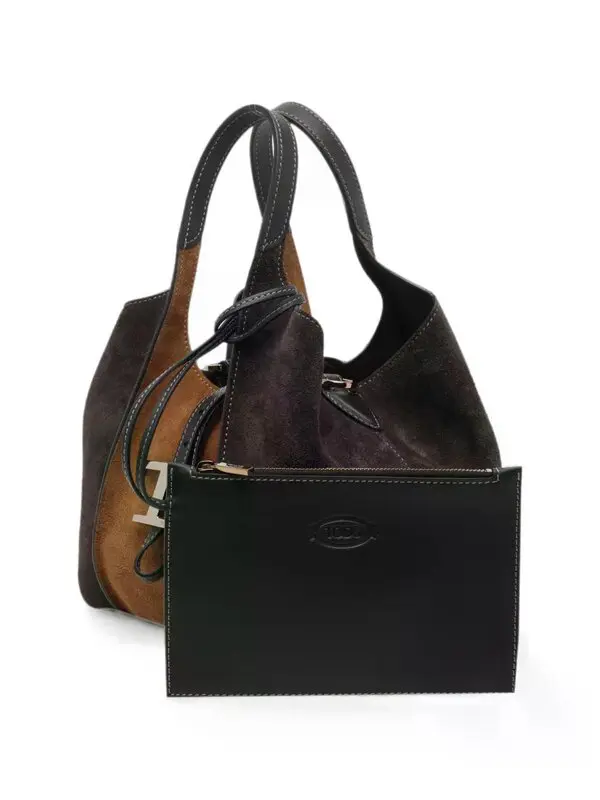 TOD'S T-timeless Leather Tote Bag - Brown