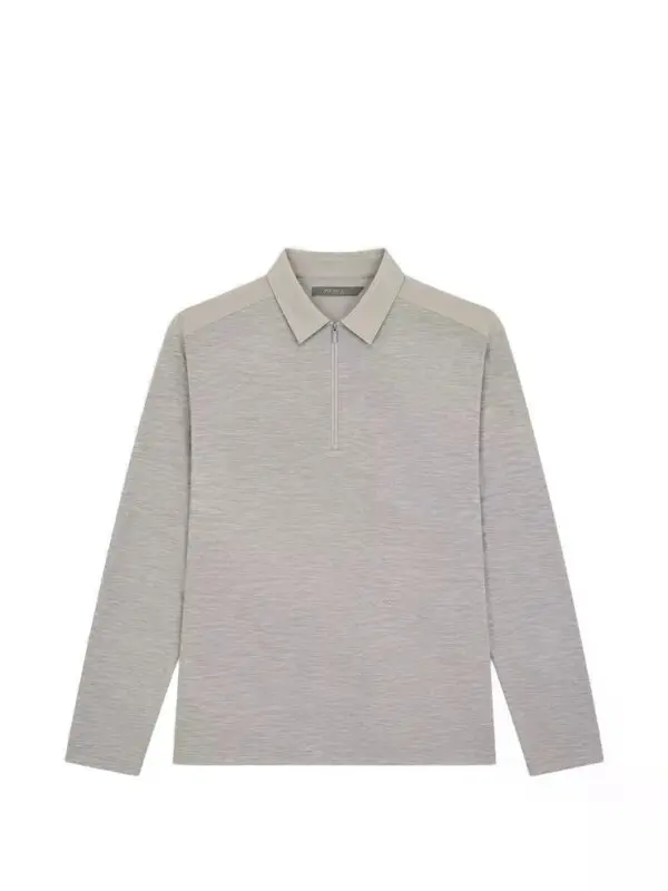 Veilance Frame Long-sleeve Polo Shirt - Grey