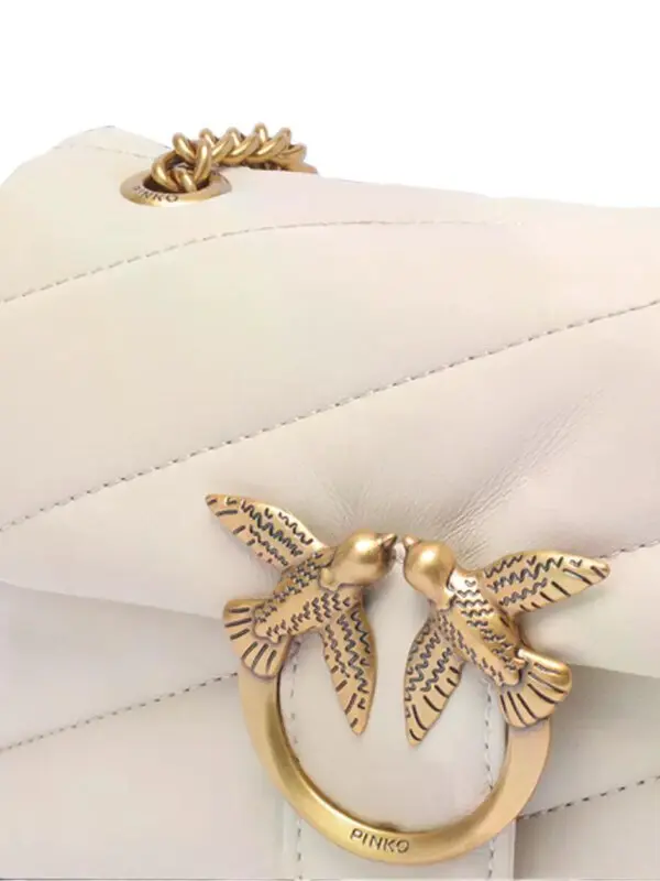 Pinko Baby Love Puff Shoulder Bag - Neutrals