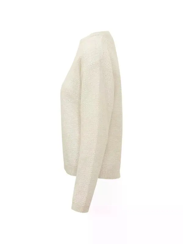Fabiana Filippi Textured Knit Crew Neck Sweater