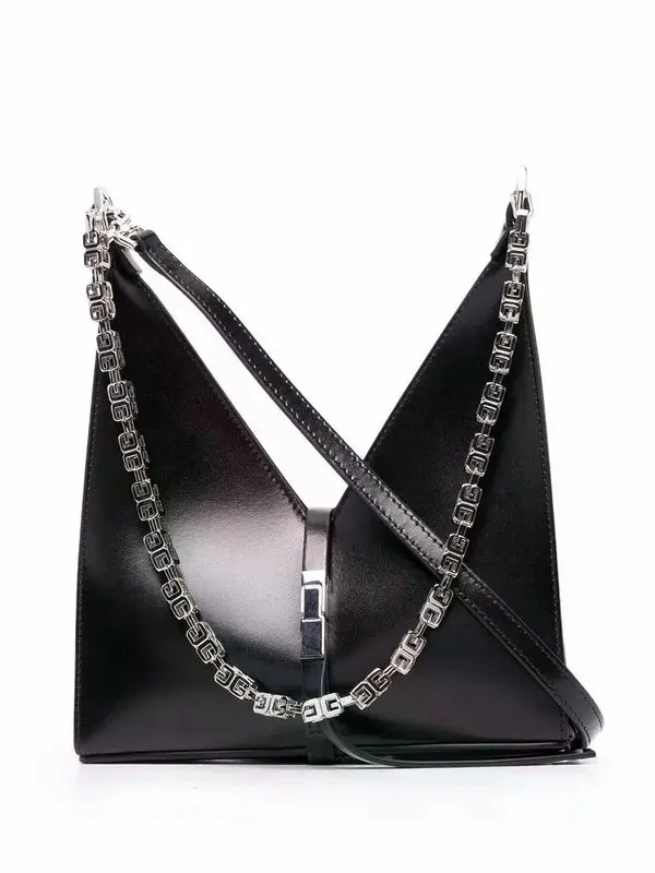 Givenchy Mini Cut-out Leather Bag - Black