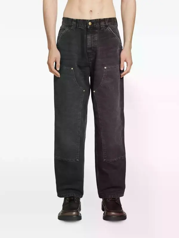 Carhartt Work In Progress Og Double Knee Straight-leg Jeans - Grey