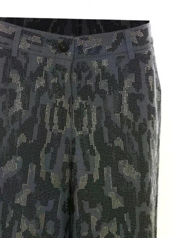 Pinko Strass-embellished Jeep Trousers