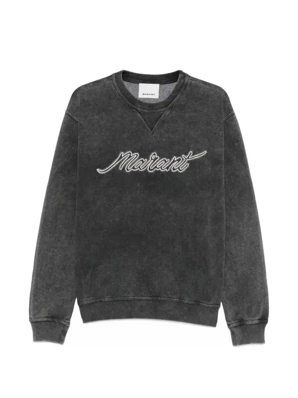 Isabel Marant Étoile Logo-embroidered Sweatshirt - Grey