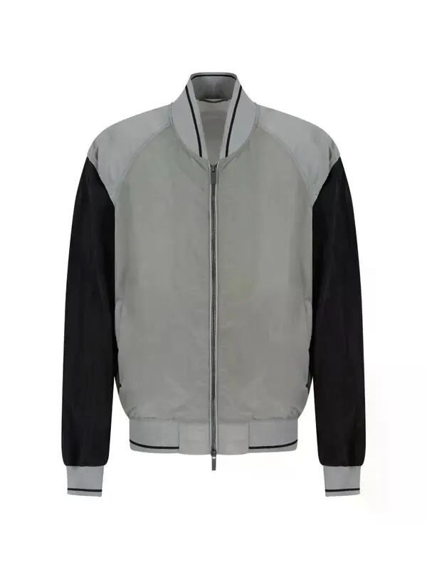 Armani Exchange Long-sleeves Bomber Jacket - Grey