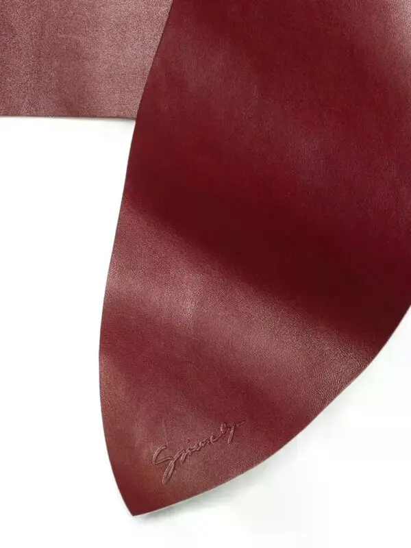 Givenchy Logo-debossed Leather Scarf