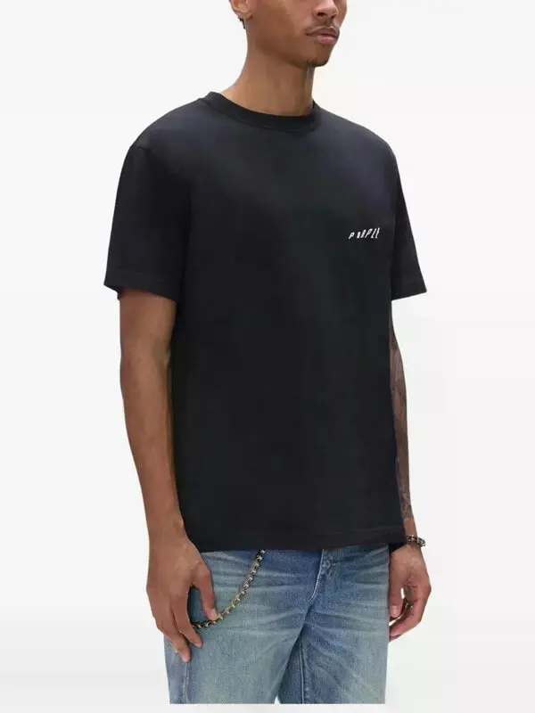 PURPLE BRAND Crystal-embellished Jersey T-shirt