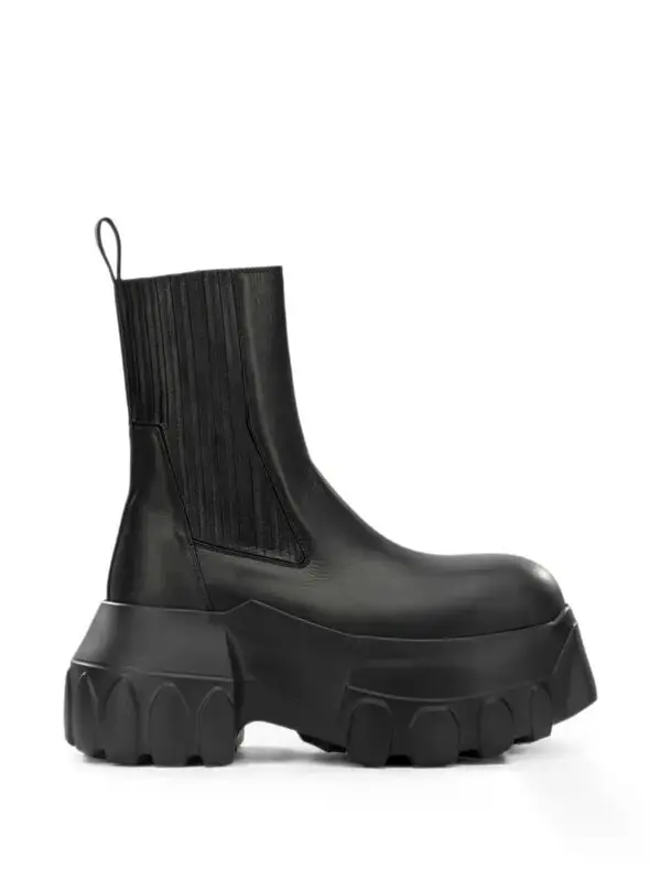 Rick Owens Platform Ankle Boots - Black