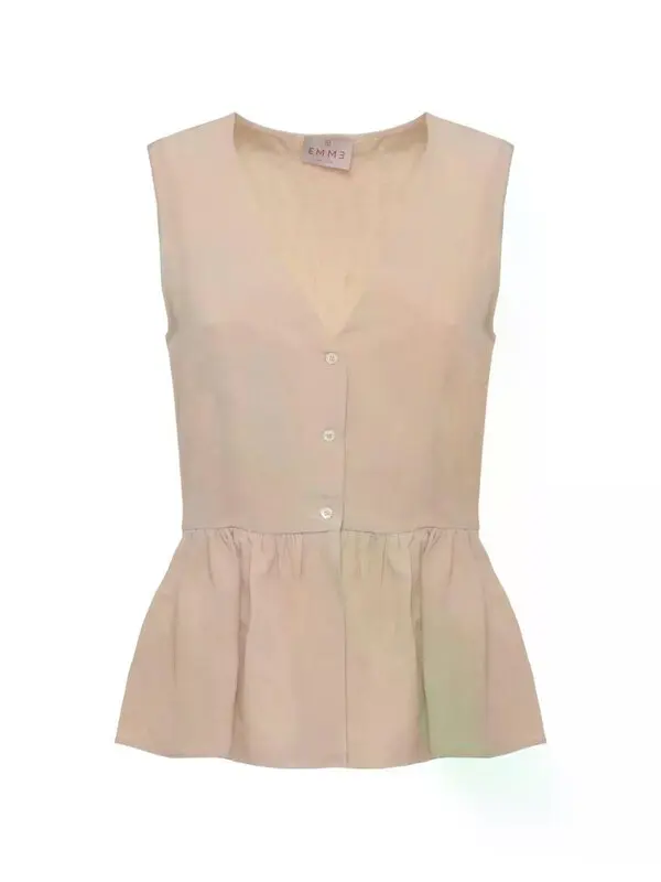 EMME V-neck Ruffled Top
