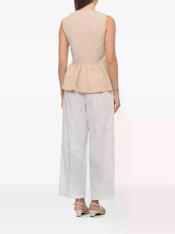 EMME V-neck Ruffled Top