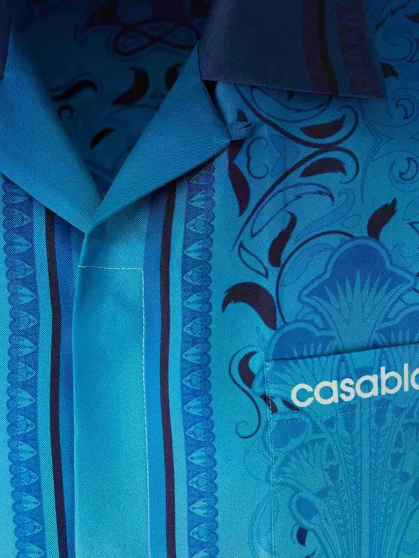 Casablanca Egyptian Rug Silk Shirt