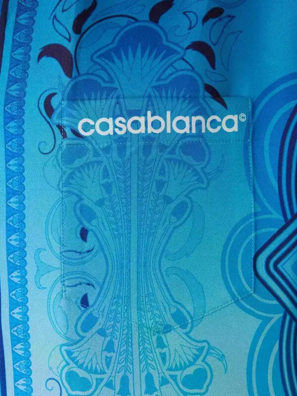Casablanca Egyptian Rug Silk Shirt