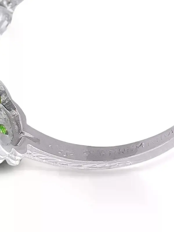 LB EXCLUSIVE Diamond And Demantoid Ring
