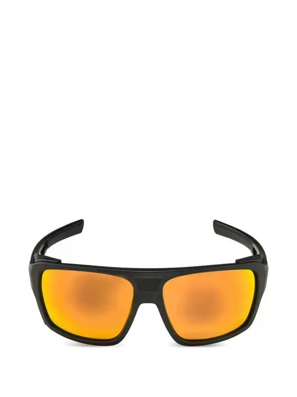 ALPINA Skywalsh Rectangle-frame Logo-plaque Sunglasses - Black
