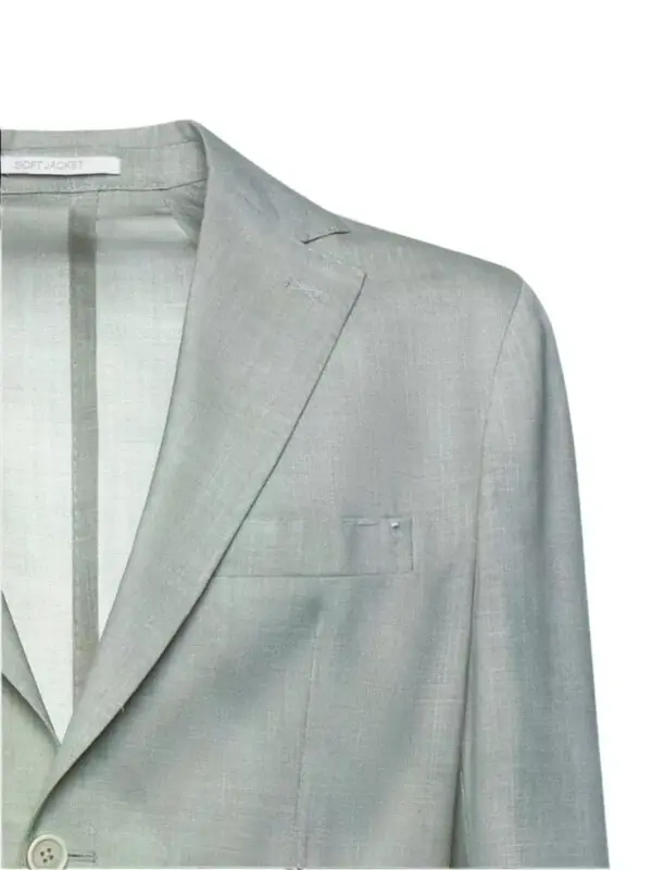 Eleventy Single-breasted Notched-lapels Jacket