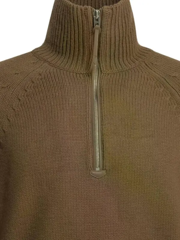 TOM FORD Cashmere Half-zip Sweater